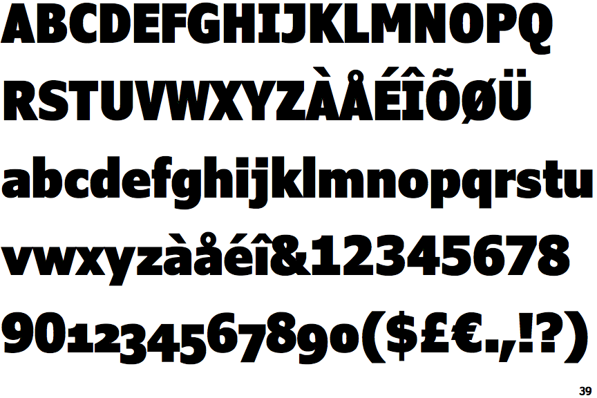 Identifont - Verdana Pro Condensed Black