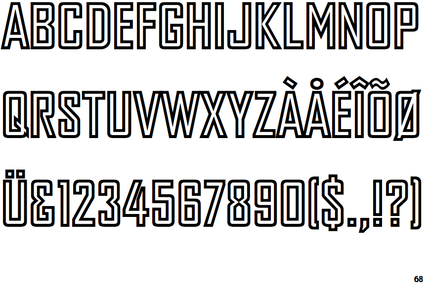 Identifont - Agency Gothic Inline
