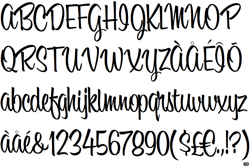 Identifont - Bounce Script