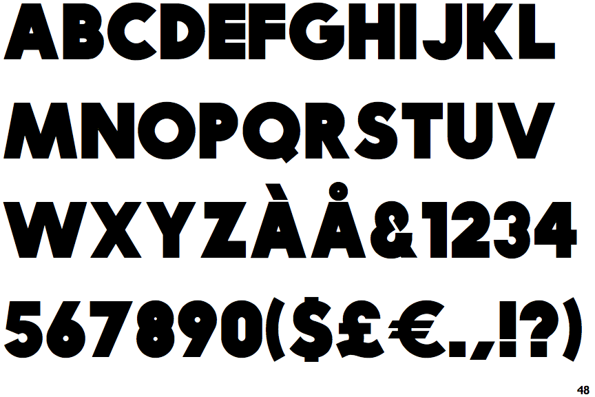 Identifont - Idler Solid