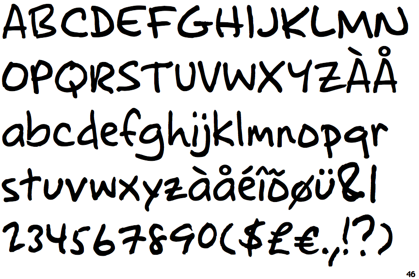 Identifont - Mister Marker