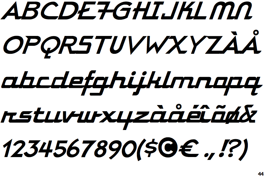 Identifont - Parkway Hotel