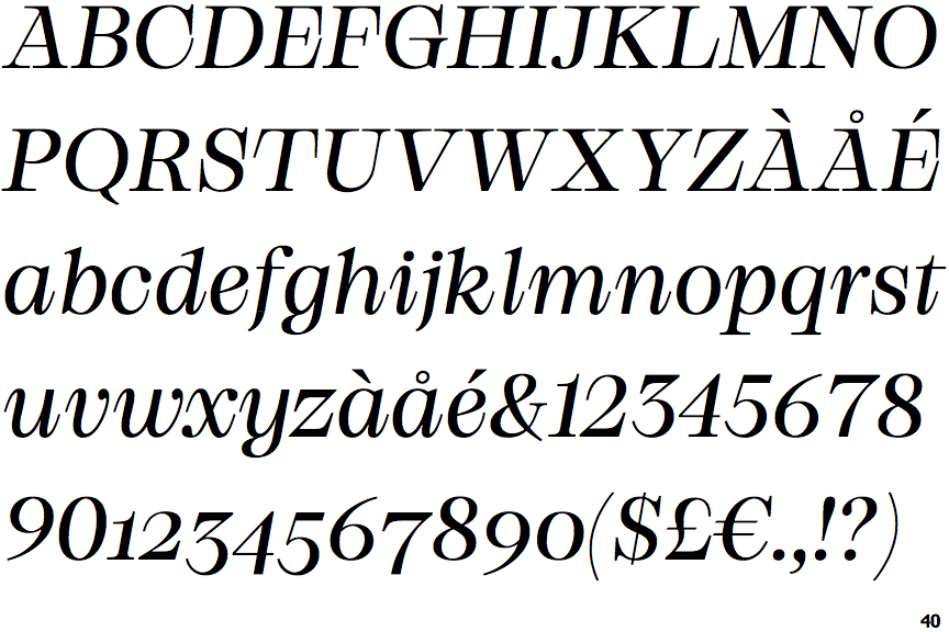 Identifont - Autre Display Italic