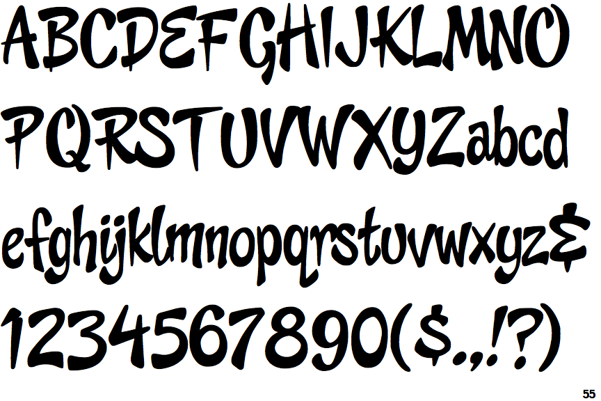 Identifont - Cheeky Monkey