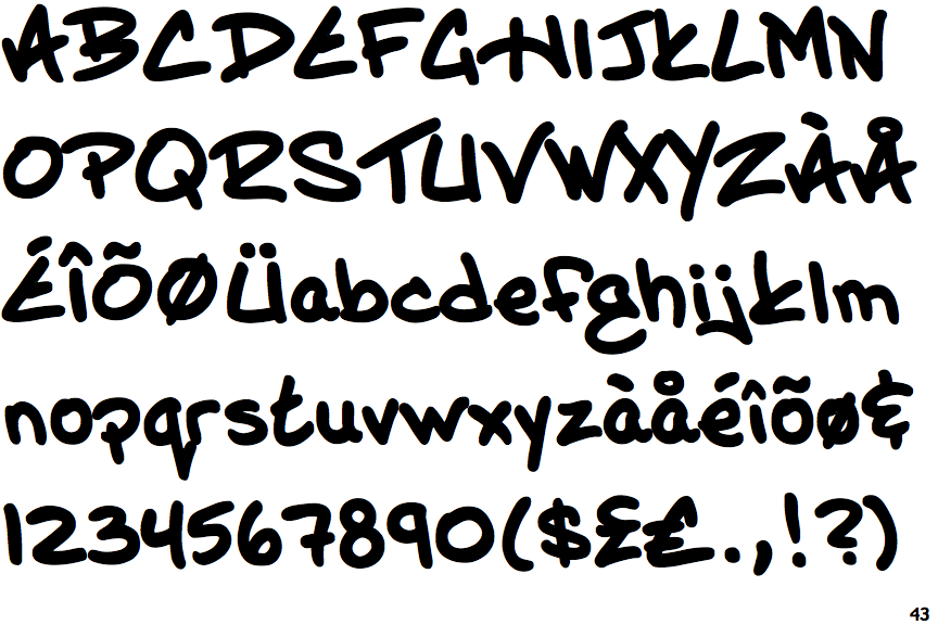 Identifont - Glitter Girl Bold