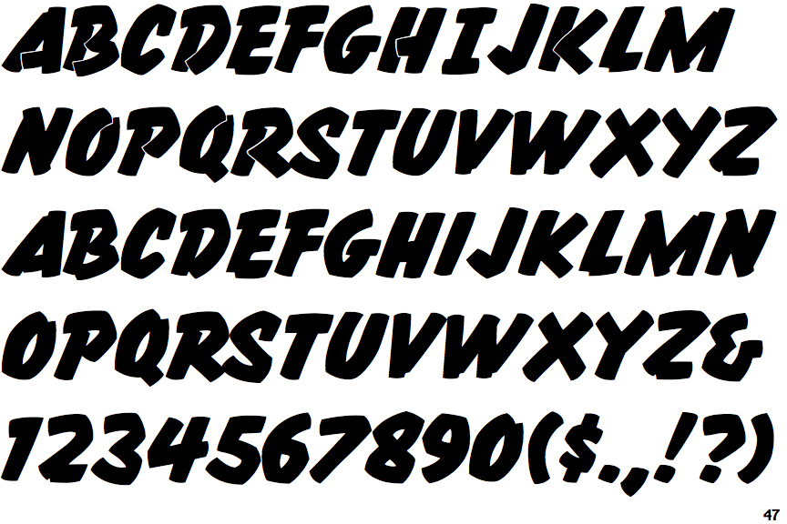 Identifont - Thrills