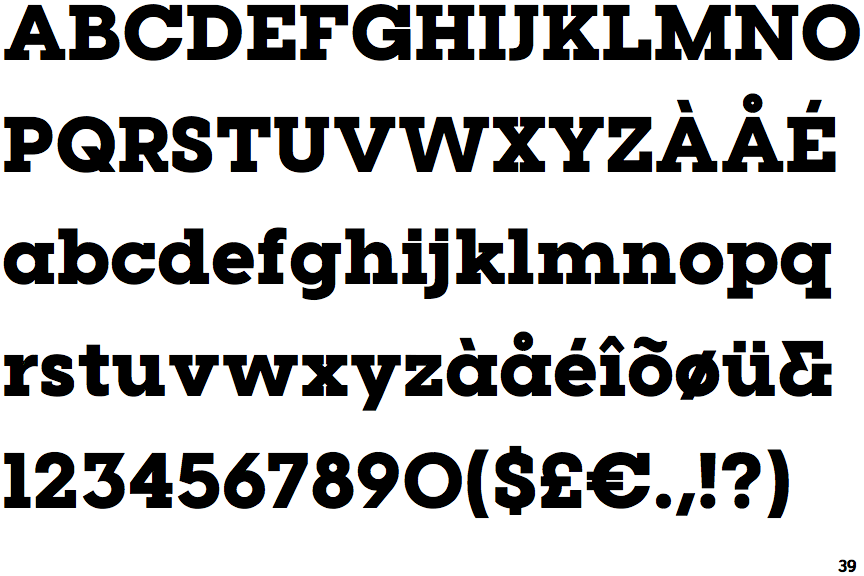 Identifont - Visby Slab CF Heavy