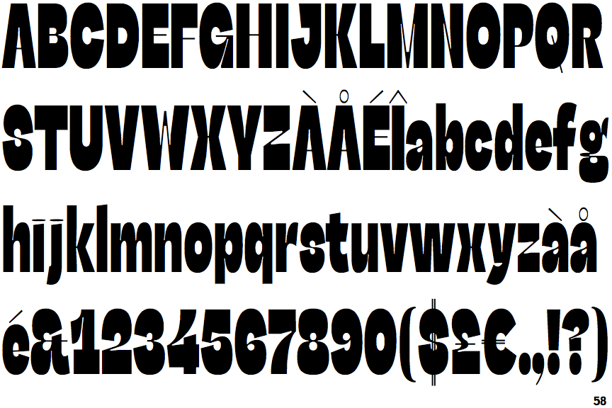 Identifont - Zenit Condensed