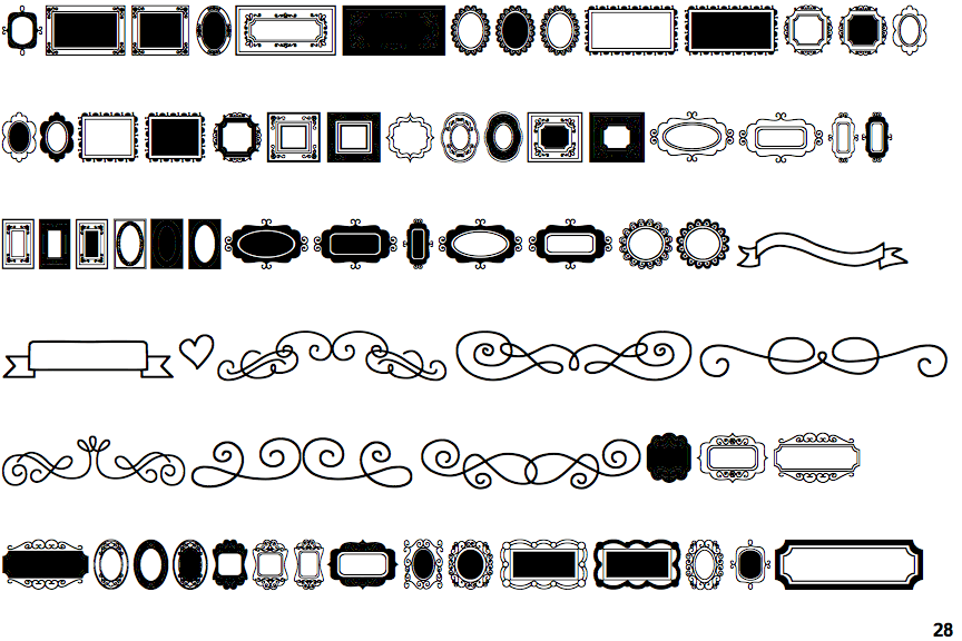 Identifont - Amour Frames