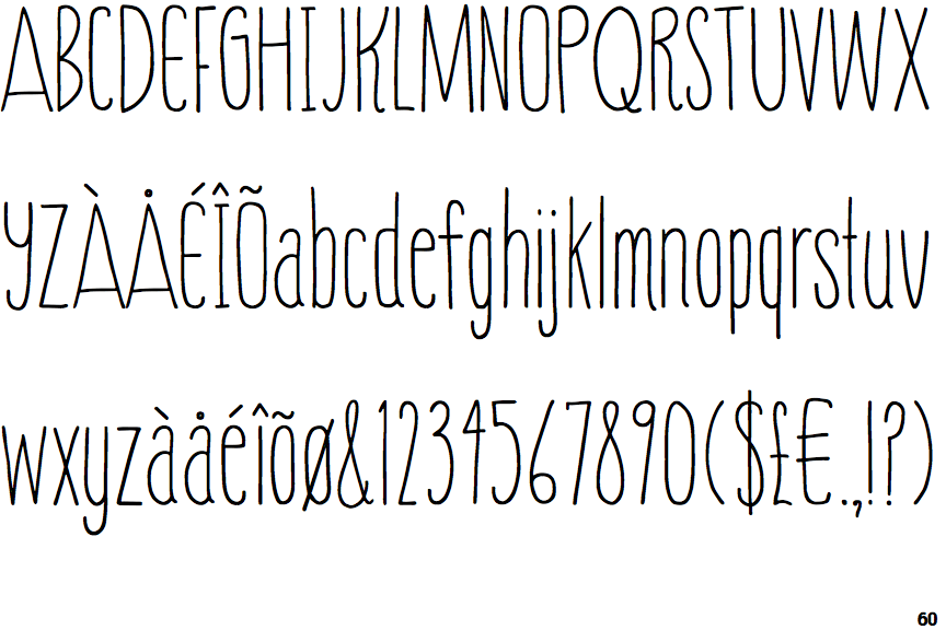 Identifont - Happy Cloud