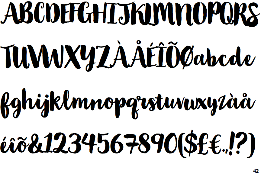 Identifont - Wanderlust Gold