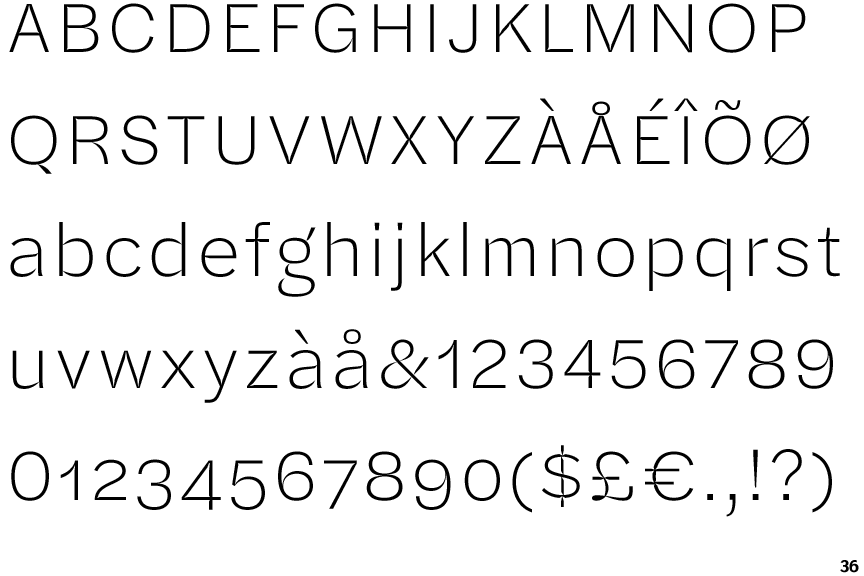 Identifont - Halyard Micro Extra Light