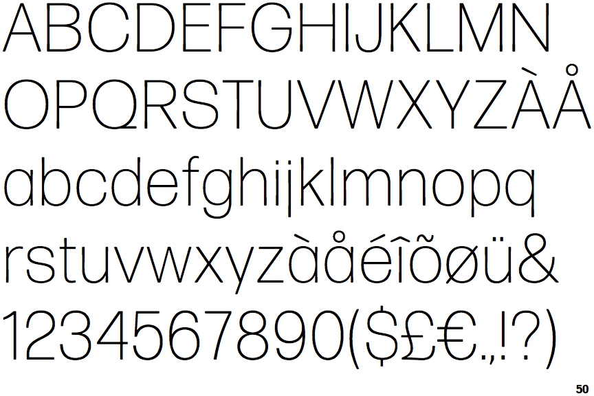 Identifont - Forma DJR Micro Extra Light