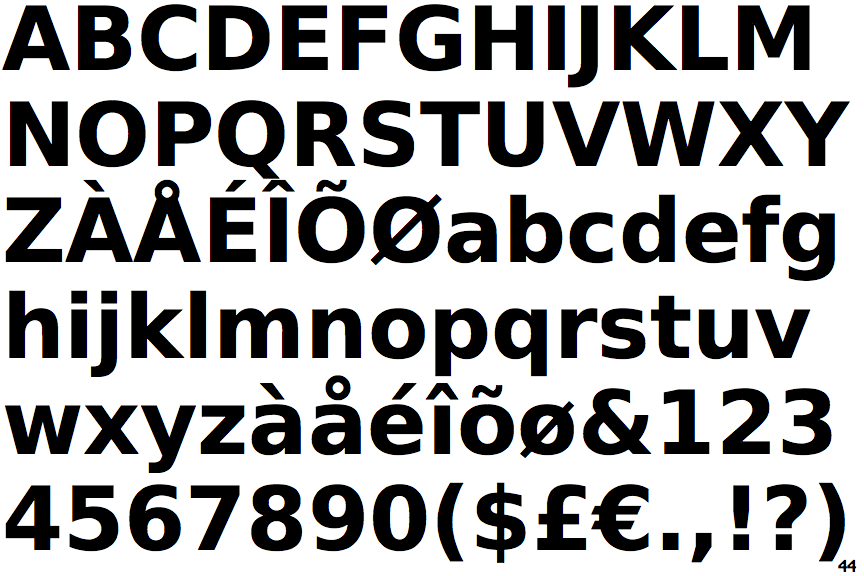 Identifont DejaVu Sans Bold identifont-dejavu-sans-bold