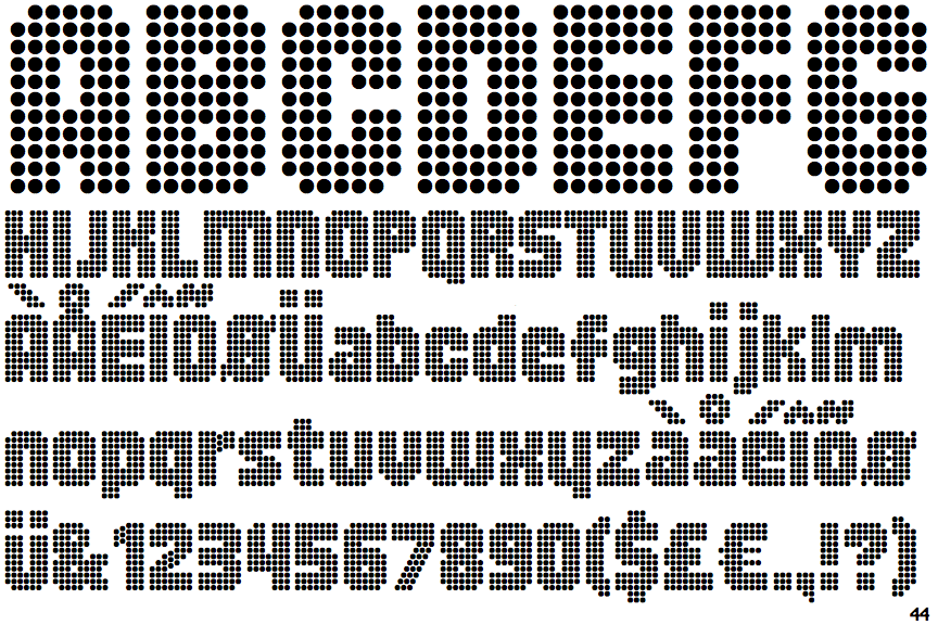 Identifont - Baudot Bold