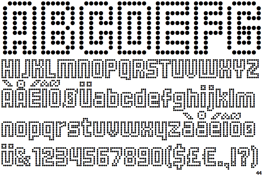 Identifont - Baudot Pop Open