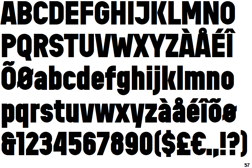 Identifont - Stenciletta Solid Bold