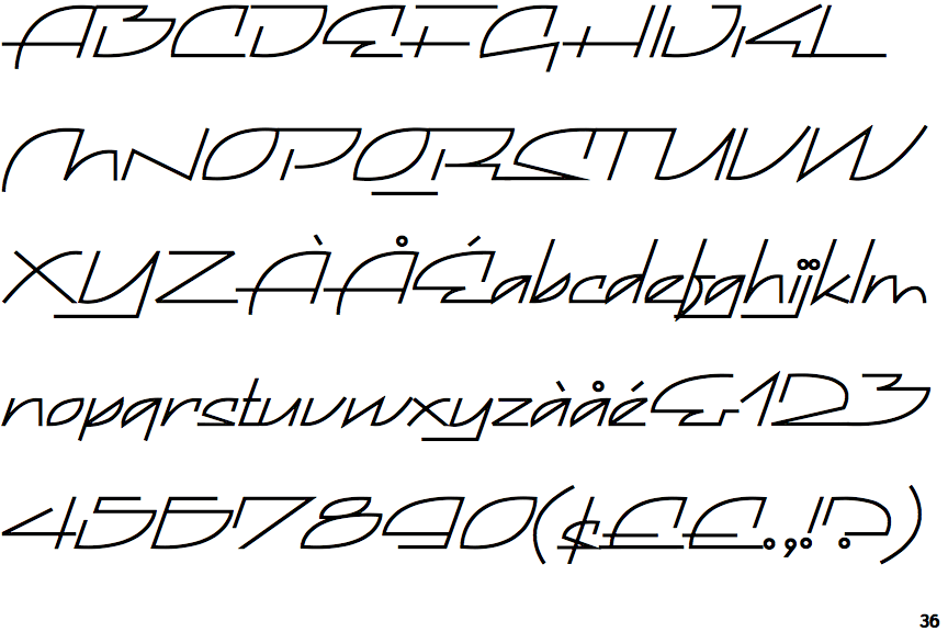 Identifont - Electrasonic