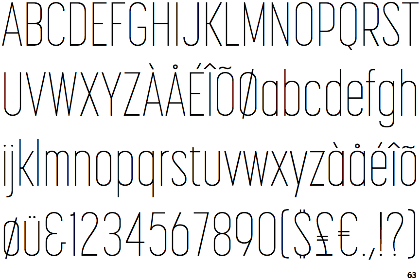 Identifont - Korolev Compressed Thin
