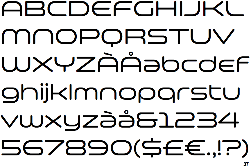 Identifont - Space Colony