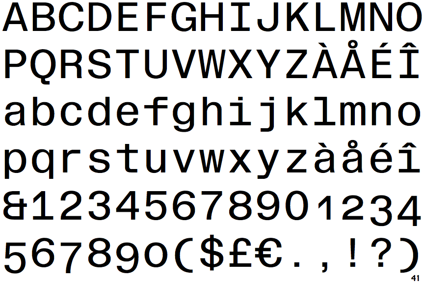 Identifont - Pelikan Mono