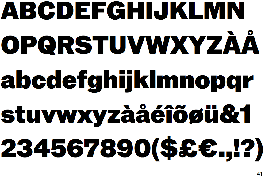 Identifont - ROM Black