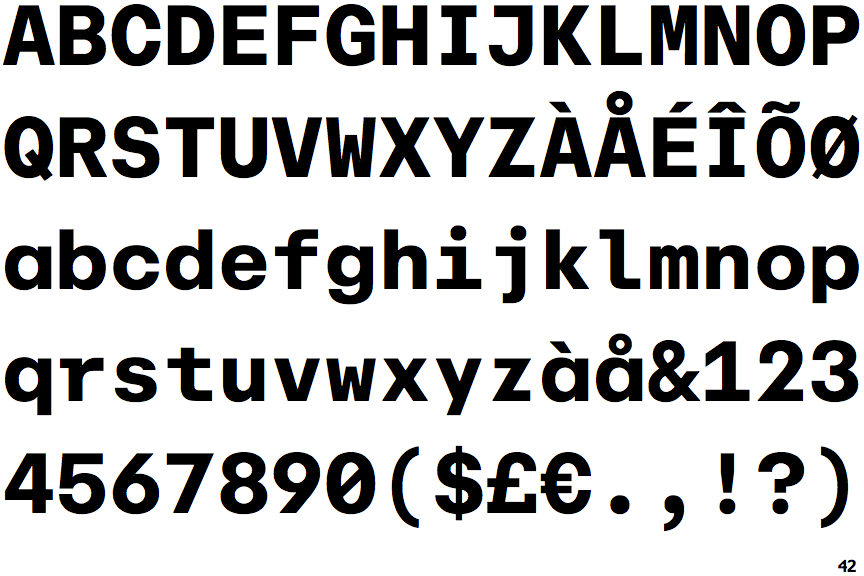 Identifont - Repro Mono Bold