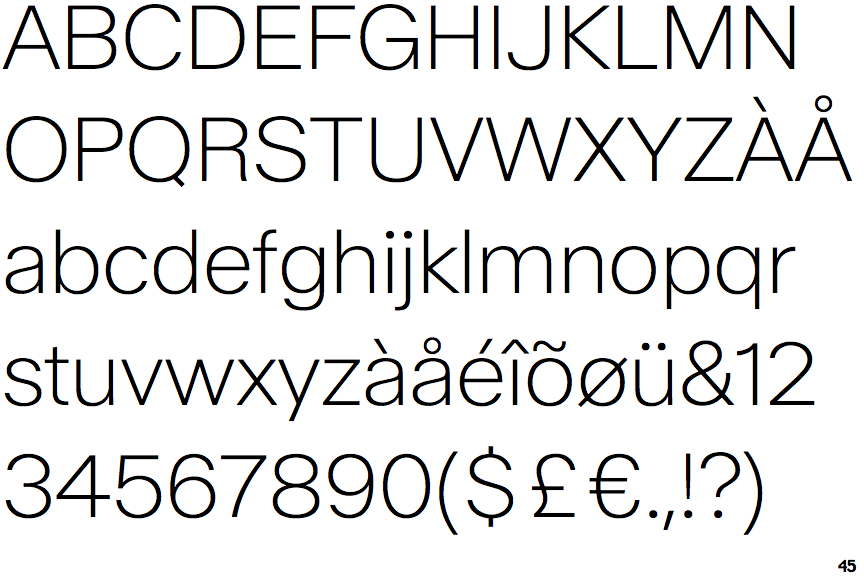 Identifont - Walter Neue Thin