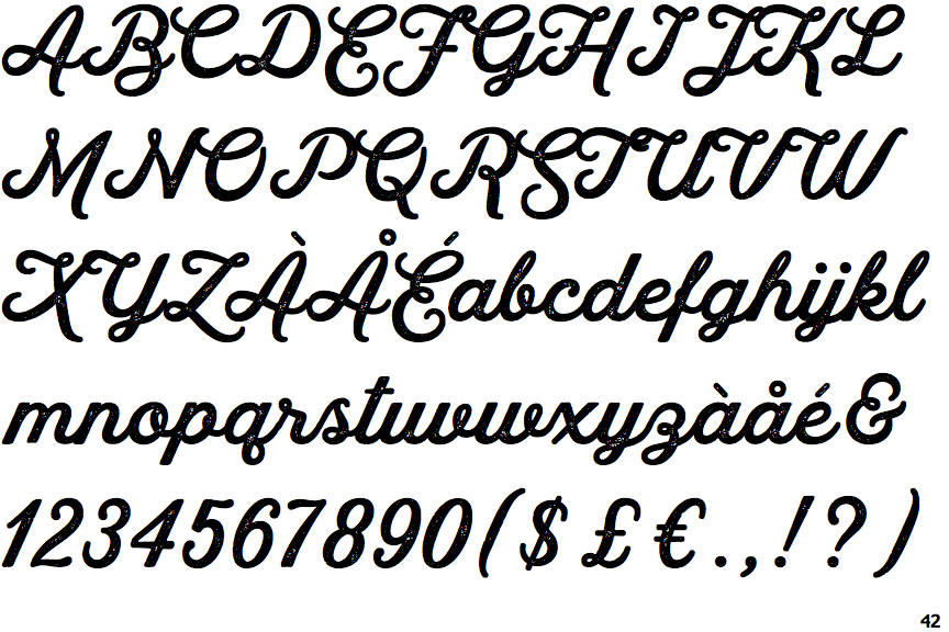 Identifont - Hanley Rough Script