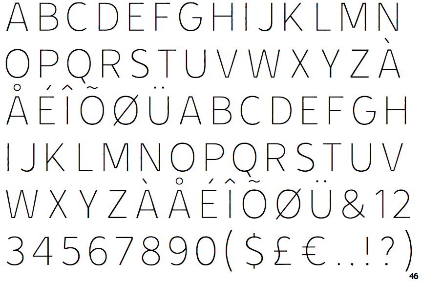 Identifont - Hanley Sans Line