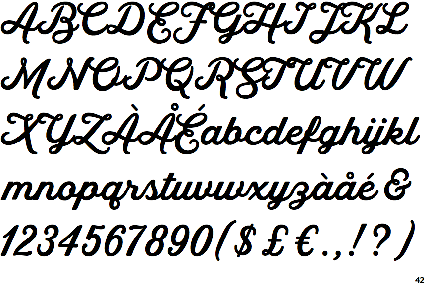 Identifont - Hanley Script Alternate