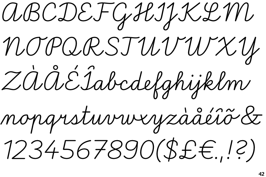 Identifont - Skolske