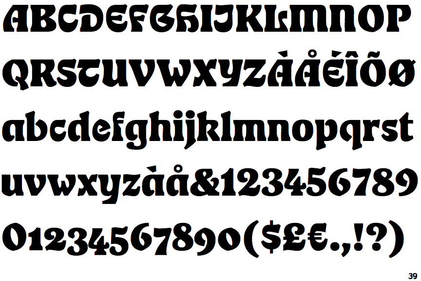 Identifont - Eckmania Black