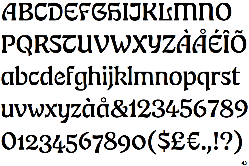 Identifont - Eckmania Bold