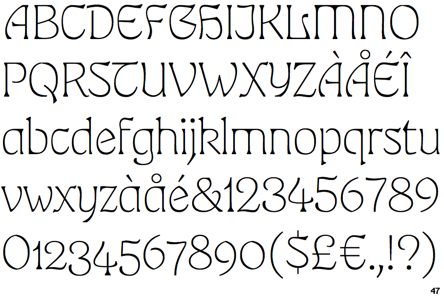 Identifont - Eckmania Thin