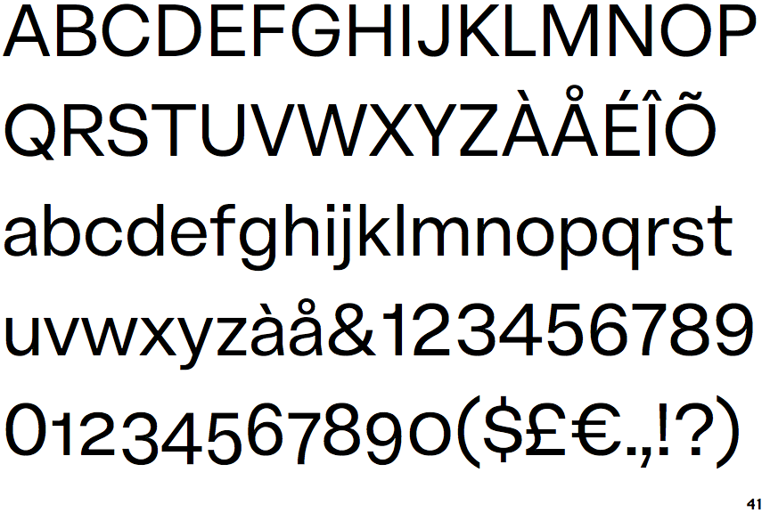 Identifont - Hypercube