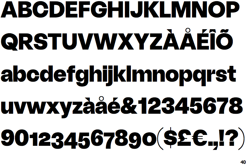 Identifont - Hypercube Display Black