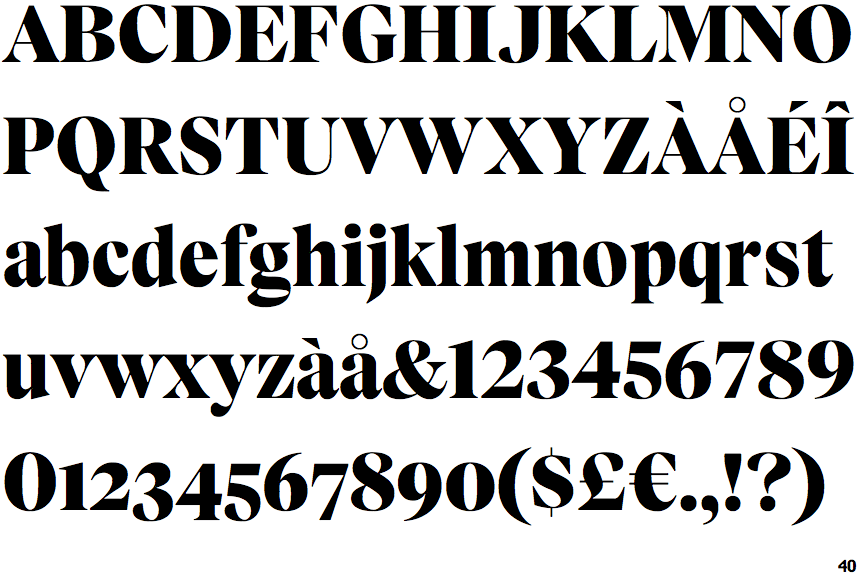 Identifont - Wagram Fine Bold