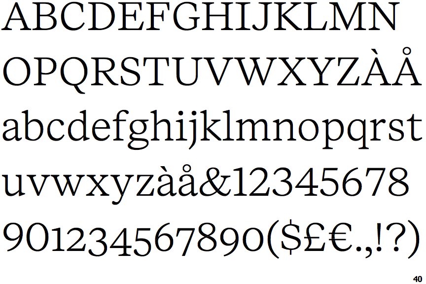 Identifont - Wagram Light