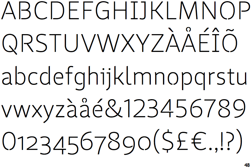 Identifont - Sinal Cut Thin