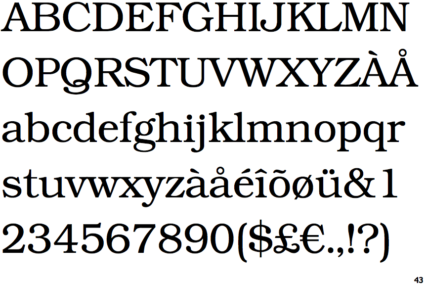 Identifont - ITC Bookman (EF)
