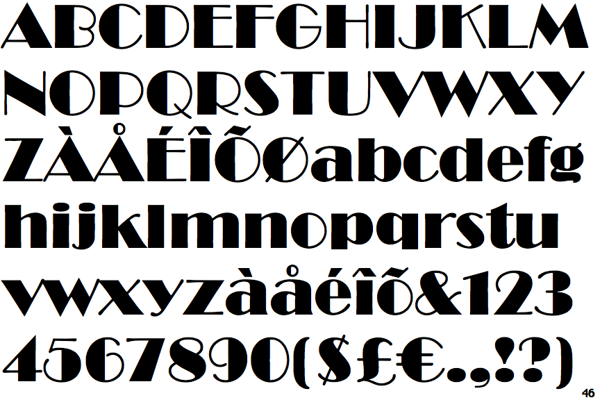 Identifont - EF Broadway