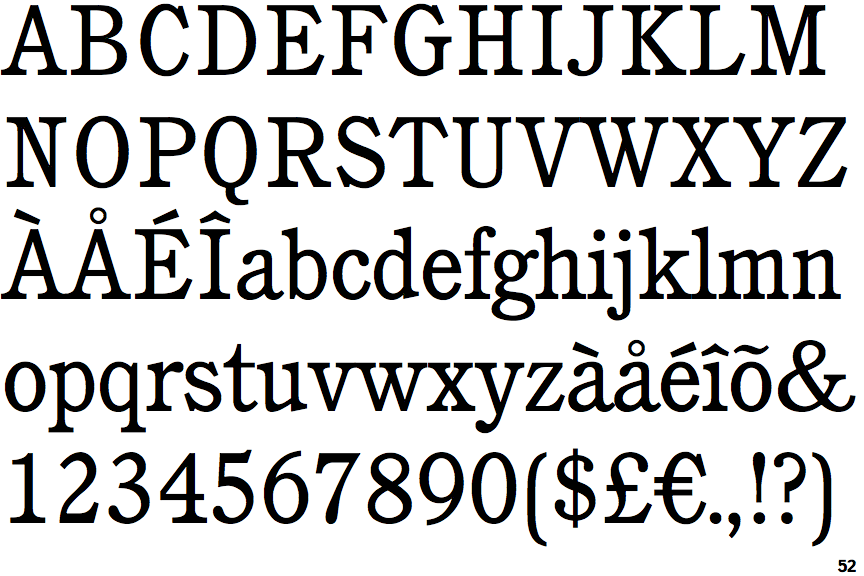 Identifont - ITC Cushing (EF)