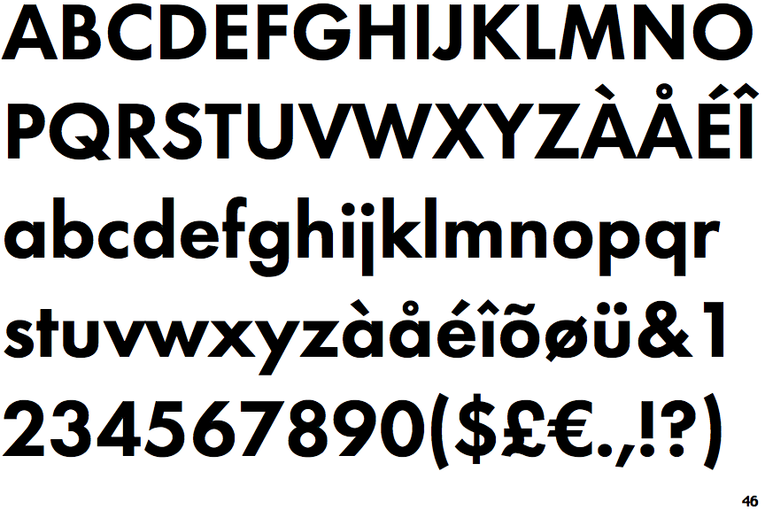 Identifont - EF Futura Heavy New