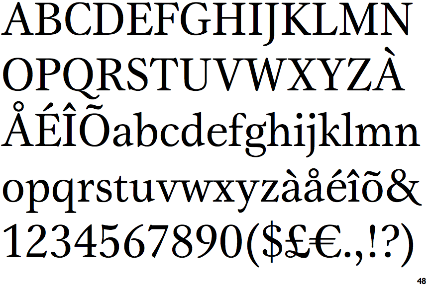 Identifont - ITC Gamma (EF)