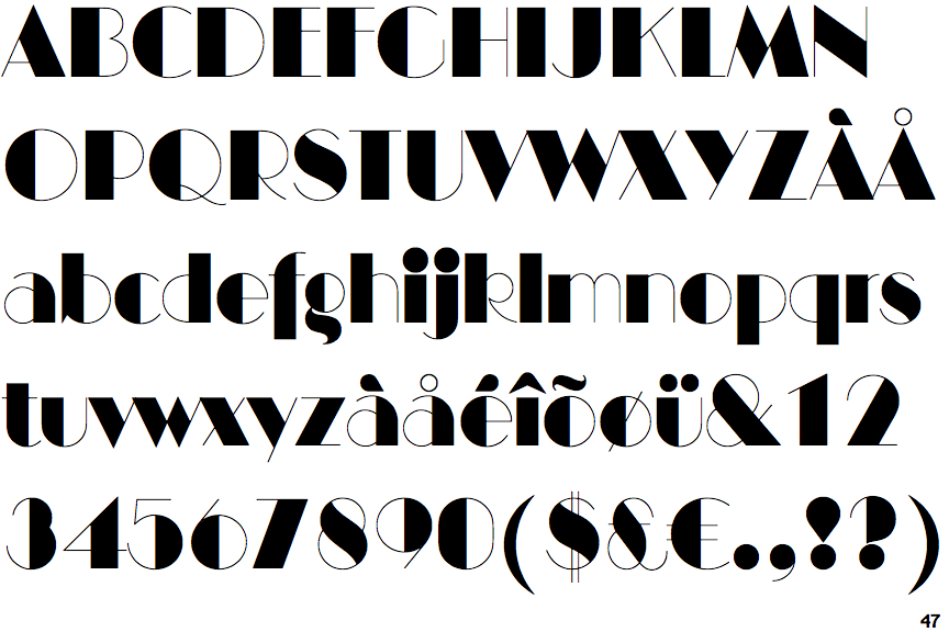 Identifont - ITC Manhattan (EF)