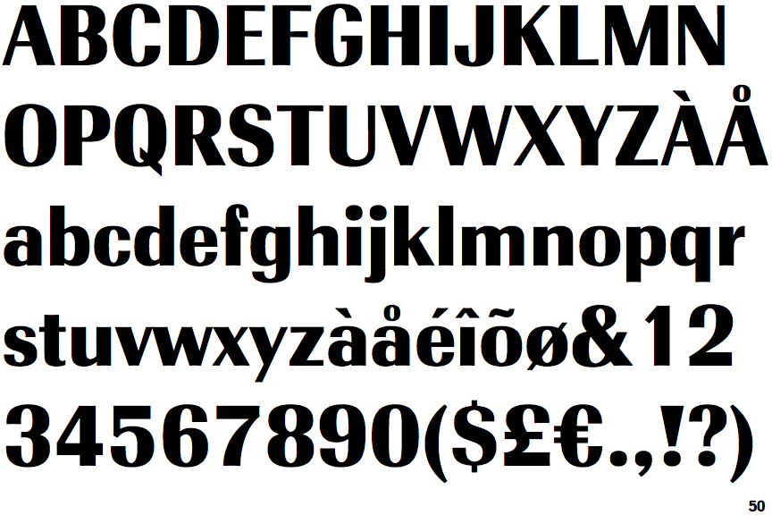 Identifont - EF Radiant Text Black