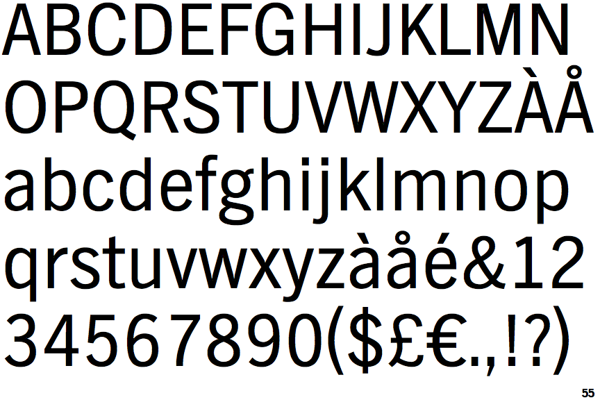 Identifont - EF TV Nord