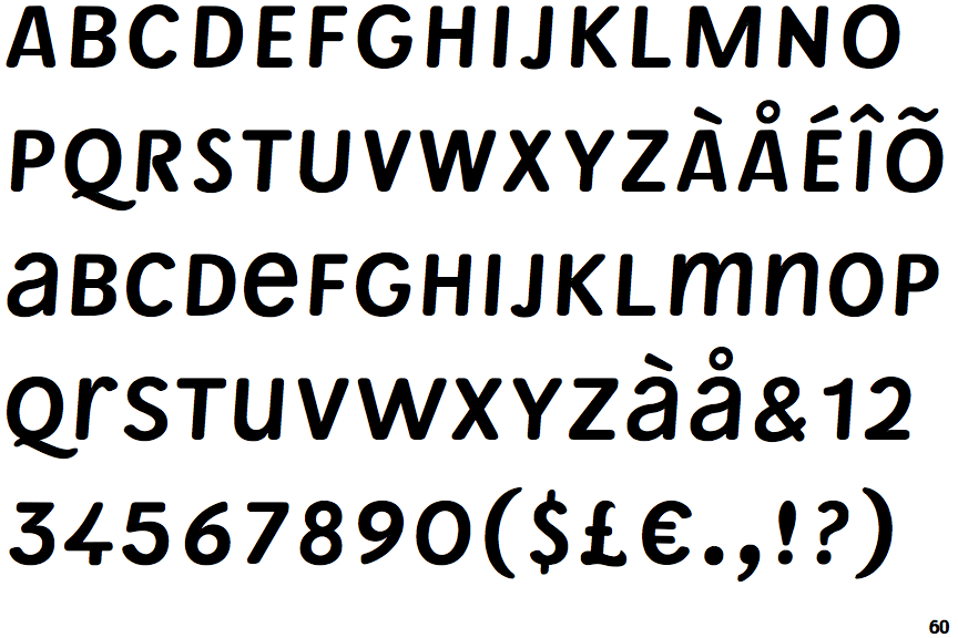 Identifont - Runde Wien Unicase Oblique Light