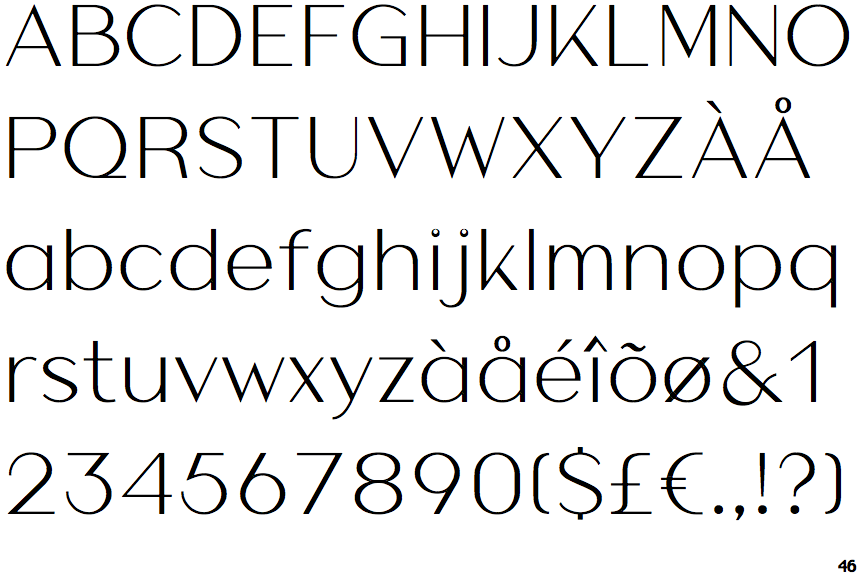 Identifont - Athena Light